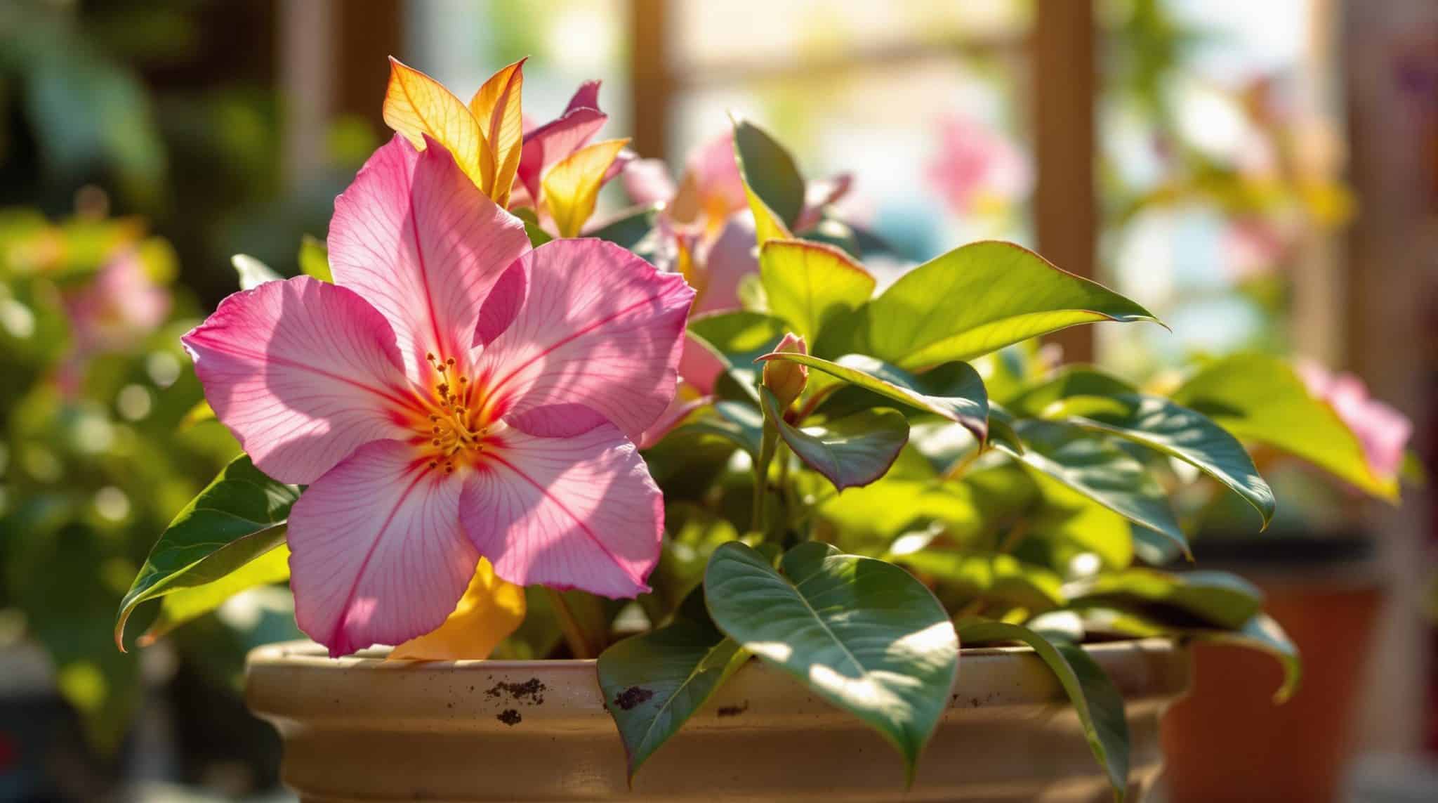 Mon fleuriste m’a conseillé cette plante : elle fleurit 12 mois sur 12 ...